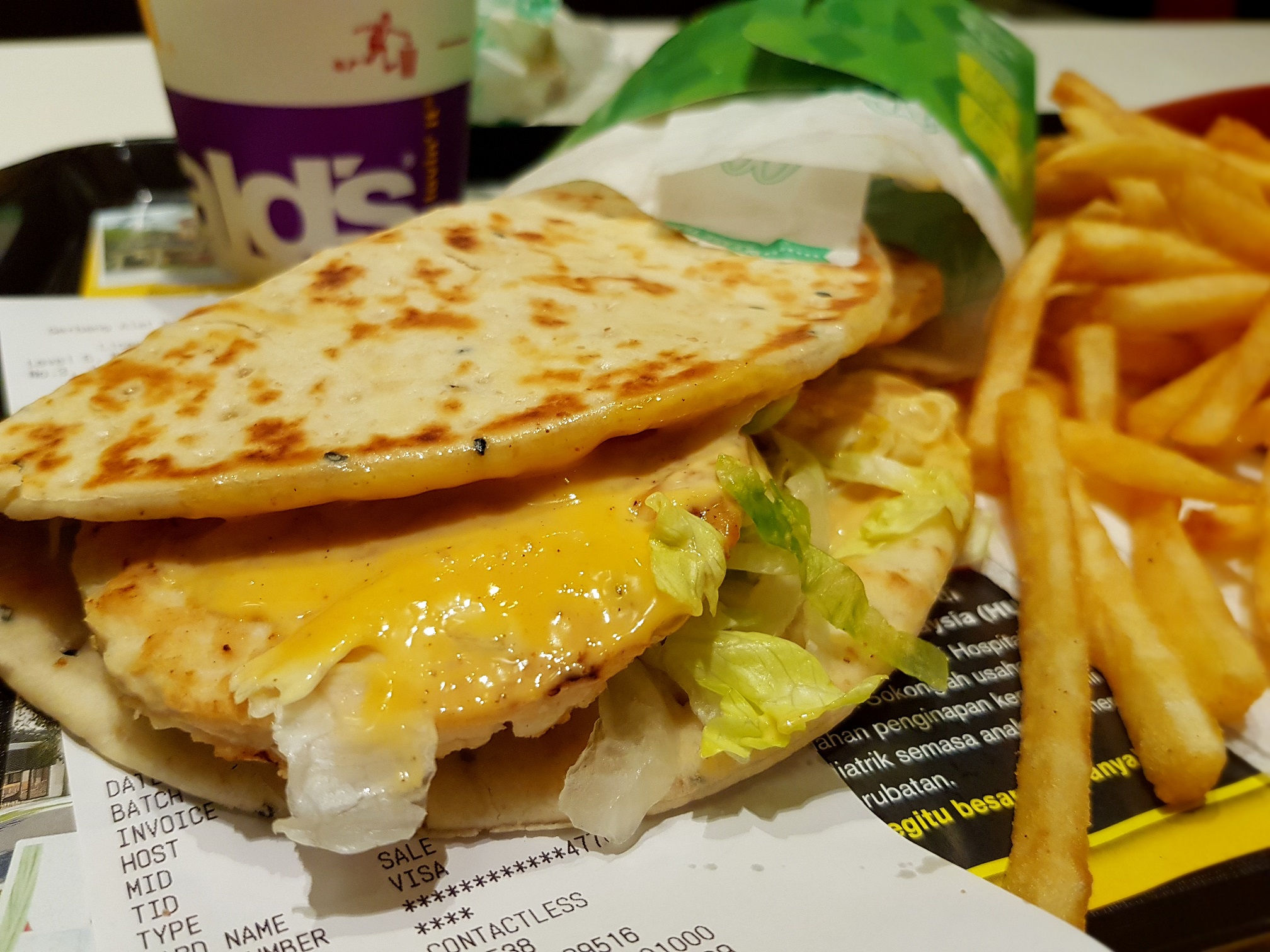 McDonald's Chicken Foldover